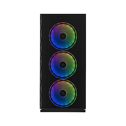 YEYIAN Gaming PC Yari II - Intel i5 12400F, GeForce RTX 4060 Gaming Computer Desktop, 512GB NVMe SSD + 2 TB HDD, 16GB DDR4 3200MHz RAM, 650W Gold PSU, Prebuilt Win 11 Home PC, Liquid Cooler, VR Ready