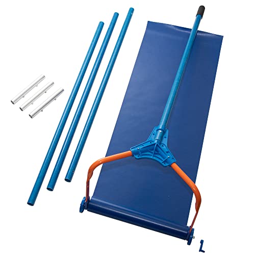 Snow Roof Rake by Avalanche! Original 750 with Slide Material: Easy Snow Removal for Metal, Cedar Shake, Tile, Architectural Shingled Roofs and Solar Panels. 17 Inch Wide, 16 Feet Long, 3 Inch Wheels