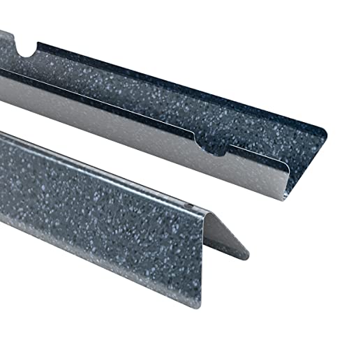 Blackhoso 66032 Flavorizer Bars for Weber Genesis II E-310 66802 66095 Flavorizer Bars Flame Tamer S-310 SE-310 SE-330 E-335 SE-335 E-315 S-335 S-345 -Snowflake Enamel Surface