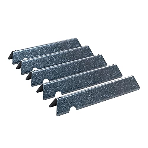 Blackhoso 66032 Flavorizer Bars for Weber Genesis II E-310 66802 66095 Flavorizer Bars Flame Tamer S-310 SE-310 SE-330 E-335 SE-335 E-315 S-335 S-345 -Snowflake Enamel Surface