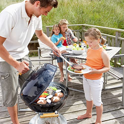 MEHE Grill Skillet, Pizza Grill Pan (12") Non-Stick Perfect for Fry Chapati,Cooking Vegetables and Seafood,Grill Topper with Removable Heat Resistant Handle (12)