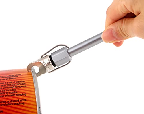 Campingmoon Camping Butane Canister Recycling Tool, Hole Punch, Gas Remover, Can be Hung on The Keychain