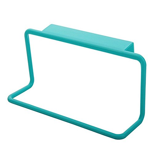 FlekmanArt Towel Rack Hanging Holder Organizer | Towel Bar Rack for Kitchen Bathroom | Over The Door Towel Rack Hand Towel Rack Inside Cabinet Towel Rack Cabinet Cupboard Hanger Shelf