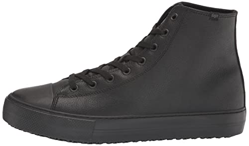 Lugz Women's Stagger Hi Slip-Resistant Work Shoe Food Service, Black, 8.5