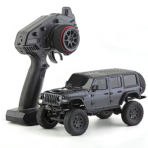 Géneric 1/24 Remote Control Crawler Car, RC Off-Road Truck 2.4GHz 4 Wheel Drive Climbing Car Crawler car RTR Version (Black)