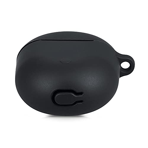 kwmobile Silicone Case Compatible with Xiaomi Redmi Airdots 3 Pro/Buds 3 Pro - Case Protective Cover for Headphones - Black