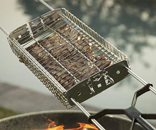Kanka Grill 100% Stainless Steel Basket. Cook Any Food!