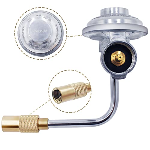 MENSI 6 Feet 1LB to 20LBS Propane Tank Cylinder Extension Hose with 1 Pound Regulator Assembly Kit for Blackstone 17" and 22" Griddle
