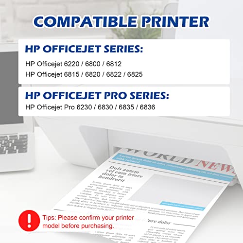 DOUBLE D 934 and 935 Ink Cartridges Compatible Replacement for HP 934XL 935XL for HP Officejet Pro 6830 6230 6815 6835 6812 6820 6220 6810 Printers (3 BK,2C,2M,2Y, 9 Pack)