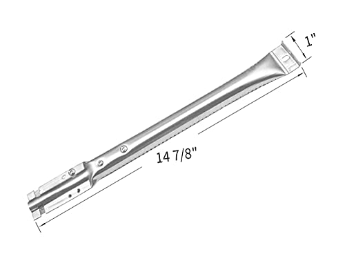 Htanch SN1161(3-Pack) SA6781 (3-Pack) 15 1/16" Stainless Steel Heat Plate and Burner Replacement for Gas Grill Models Charbroil 463722313, Charbroil 463722314 and Charbroil 463742111