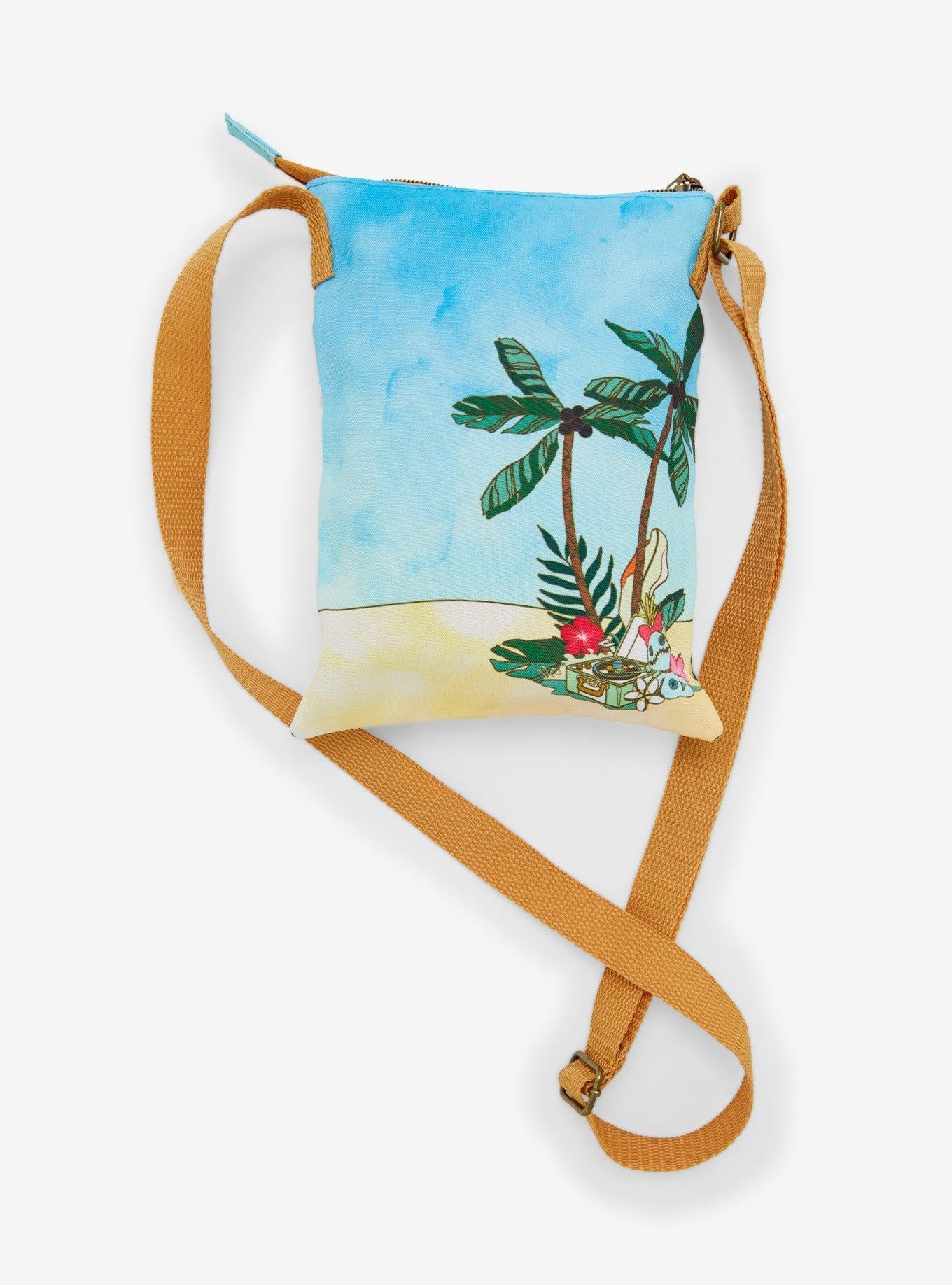 Loungefly Disney Stitch In Hammock Passport Crossbody Bag BLUE NONE