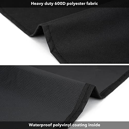 ProHome Direct Heavy Duty 600D Polyester Griddle Cover for Cuisinart 360° XL Griddle Outdoor Cooking Station,UV and Water Resistant Griddle Cover, Black