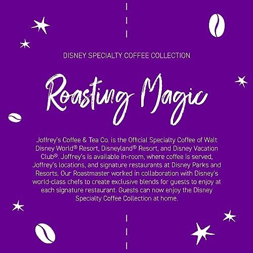 Joffrey's Coffee - Disney Sea Witch Brew, Disney Specialty Coffee Collection, Flavor Notes of Caramelized Sugar, Dark Chocolate, & Vanilla, Medium Roast, Brew or French Press (Whole Bean, 11oz)