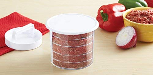 Mr. Bar-B-Q 12 Piece Patty Press Set | Save Time with Early Prep | Quick Release Insert | Makes Perfect Patties Every Time | Refrigerator and Dishwasher Safe | Great for Picnics and Tailgating