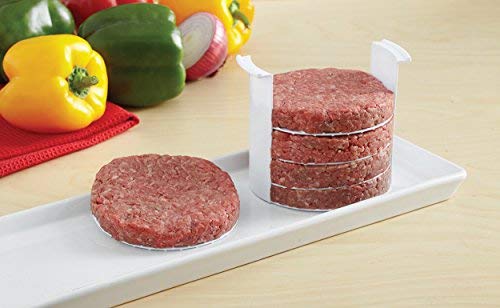 Mr. Bar-B-Q 12 Piece Patty Press Set | Save Time with Early Prep | Quick Release Insert | Makes Perfect Patties Every Time | Refrigerator and Dishwasher Safe | Great for Picnics and Tailgating