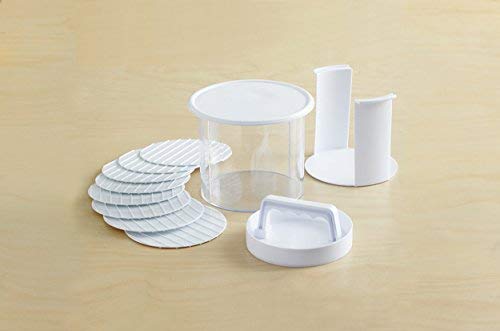 Mr. Bar-B-Q 12 Piece Patty Press Set | Save Time with Early Prep | Quick Release Insert | Makes Perfect Patties Every Time | Refrigerator and Dishwasher Safe | Great for Picnics and Tailgating