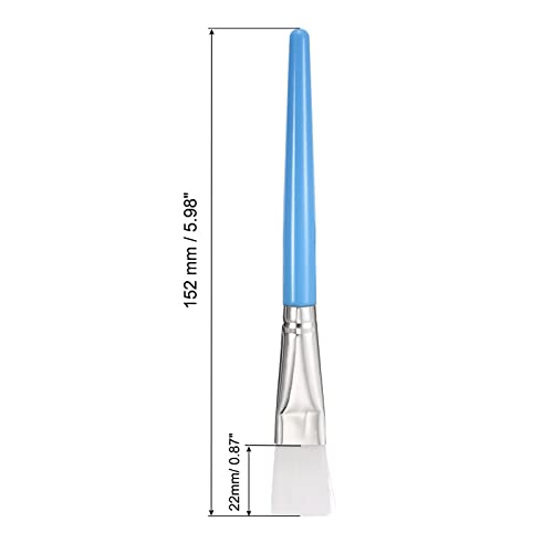 PATIKIL Succulent Cleaning Brush 4Pack 152mm Gardening Tools Plant Brush for Garden Blue Handle
