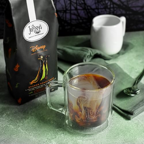 Joffrey's Coffee - Disney Dragon Roast Brew, Disney Specialty Coffee Collection, Flavored Coffee, Flavor Notes of Pecan, Vanilla, & Caramel, Artisan Medium Roast, Brew or French Press (Ground, 11oz)