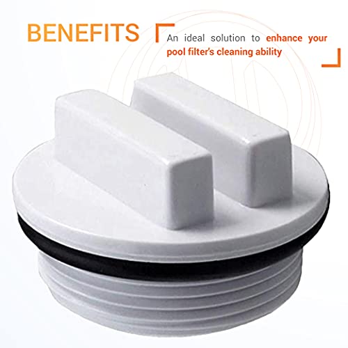 Canamax SP1022C Pool Filter Drain Plug Premium Replacement Part Compatible with Hayward Pentair Pool Filter - Pack of 7