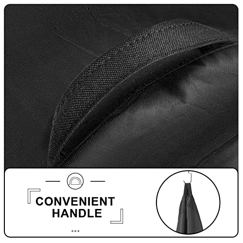 Grisun Griddle Cover for Camp Chef FTG600 Flat Top Griddle, 600D Fabric Waterproof Anti-Fade BBQ Cover for Blackstone 22" Griddle, Pit boss 22" Griddle with Stand, Come with Support Pole