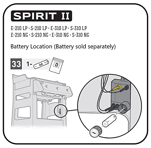 Weber 66220 Igniter Switch for Genesis II and Spirit II Models (2017 and Newer).