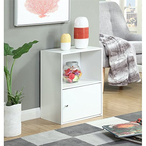 Pemberly Row Bookcase in White Wood Finish