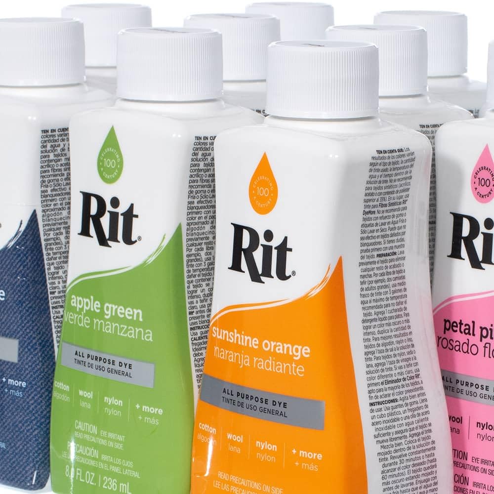 Rit Dye – 8 Oz. Liquid Fabric Dye for Clothing, Décor, and Crafts – Navy Blue (1 Pack)