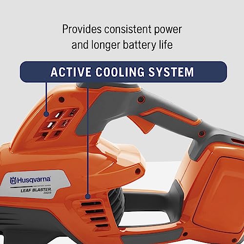 Husqvarna 970569904 350iB 40V LeafBlaster Brushless Lithium-Ion Cordless Leaf Blower Kit