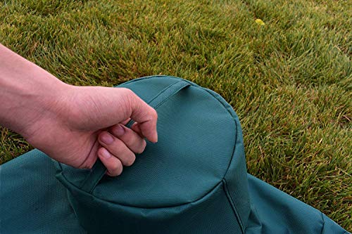 Mini Lustrous Cover for Large Big Green Egg, Large Ceramic Egg Type Kamado Table Cover with Heavy Duty and Waterproof Fabric, Large(60”Lx27”Wx31”H)