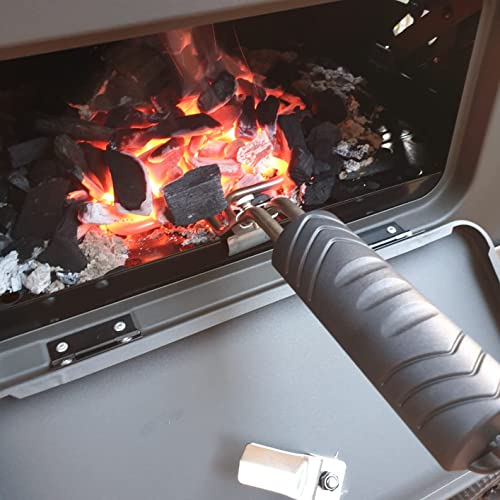 KITOSUN Electric Charcoal Starter 700W β Premium BBQ Grilling Fireplace Tools Ignite Lump Coals Briquettes Easier & Quicker | NO Fluid Fuel Lighter | Bigger 304 Heat Element Coils with 5ft Long Cable