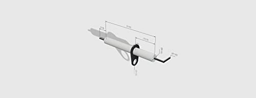 Music City Metals 04200 Ceramic Electrode Replacement for Select Gas Grill Models by BBQ Tek, Broil King and Others