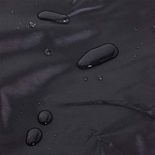 GEZICHTA Cooler Cart Cover Black Waterproof Outdoor Patio Cooler Cover Protection for Beverage Cart Rolling Ice Chest