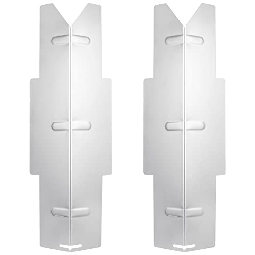 KXT Grill Heat Plates Replacement Parts for Dyna-Glo DGF350CSP, DGF350CSP-D, DGC350CNP-D, Stainless Steel Flavorizer Bar Heat Shield Tent for Dyna-Glo BBQ Grill Models (2 Pack)