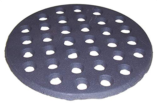 Music City Metals 99901 Cast Iron Heat Plate Replacement for Gas Grill Model Big Green Egg large