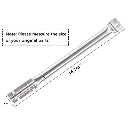 Dongftai SA01004H (4-Pack) 15 1/8 inch Stainless Steel Heat Plates and Burners Replacement Parts for Master Forge 1010048