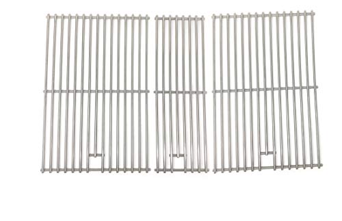 Replacement Grill Stainless Cooking Grates for Select Grand Cafe CGI07ALP, CGI08ALP, CGI09ALP, M3206ALP, M3206ANG, M3207ALP, M3207ANG, M5205ALP, M5205ANG Gas Models, Set of 3