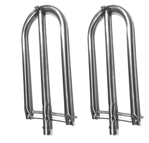 bbqGrillParts Grill Burner for Alfresco AGBQ-56C, AGBQ-56RFG, AGBQ-56SZ, AGBQ-56BFG, AGBQ-56BFGC, AGBQ-56SZC, AGBQ-30C, AGBQ-30CD Gas Models-2Pack