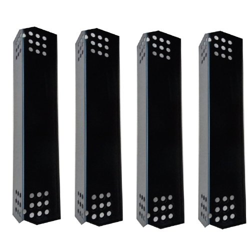 Porcelain Heat Plate Replacement (4-Pack) for Specific Grill Models Grill Master, Nexgrill, Members Mark & Uberhaus (Dimensions: 14 9/16" X 3 3/8")