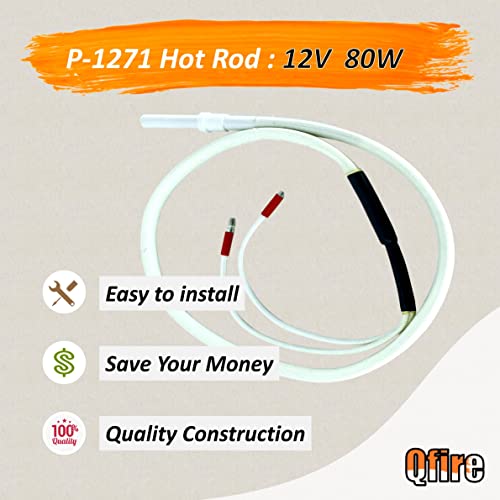 12V 80W Prime igniter Compatible with Green Mountain Grills Jim Bowie Prime & Daniel Boone Prime Models, Replaces Part # GMG P-1271