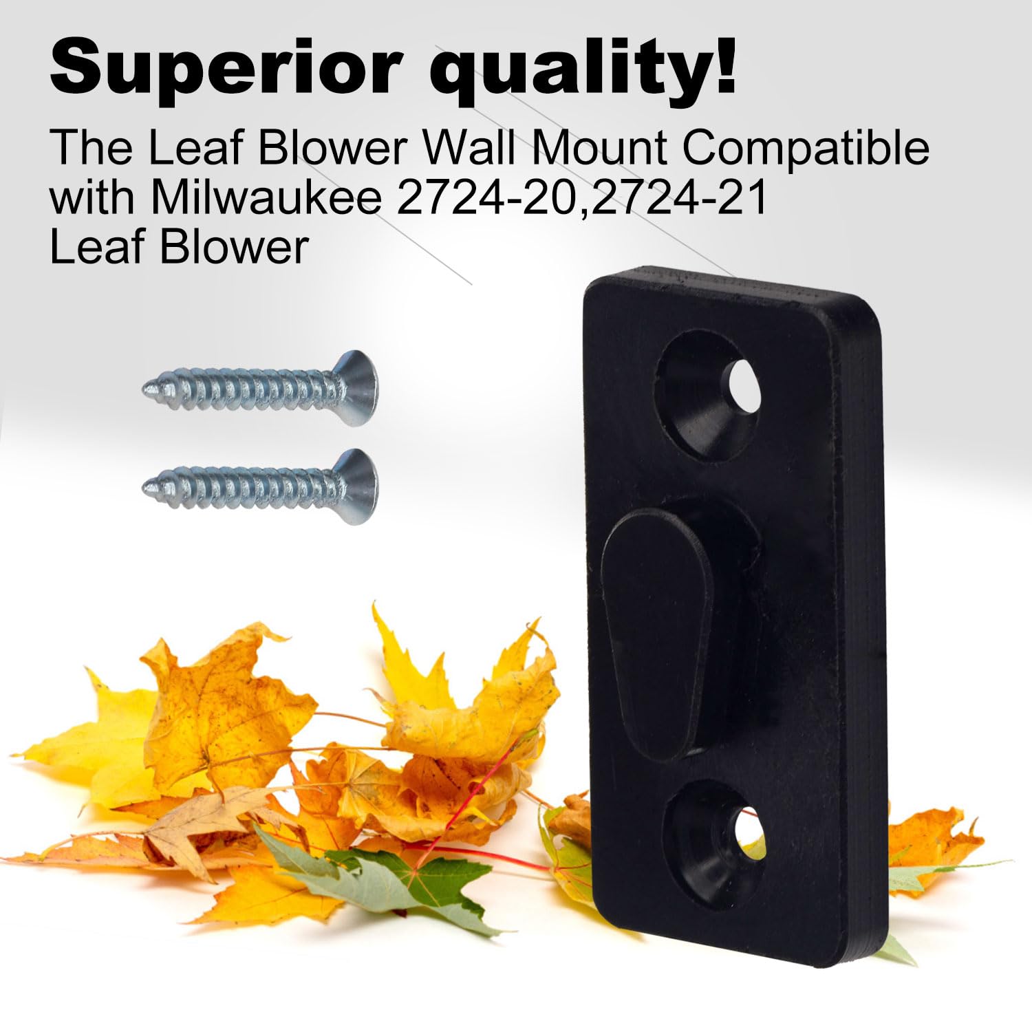Leaf Blower Wall Mount Compatible with Milwaukee Leaf Blower M18 2724-20 2724-21, Plastic Wall Holder use for Hanging Leaf Blower - Mounting Bracket