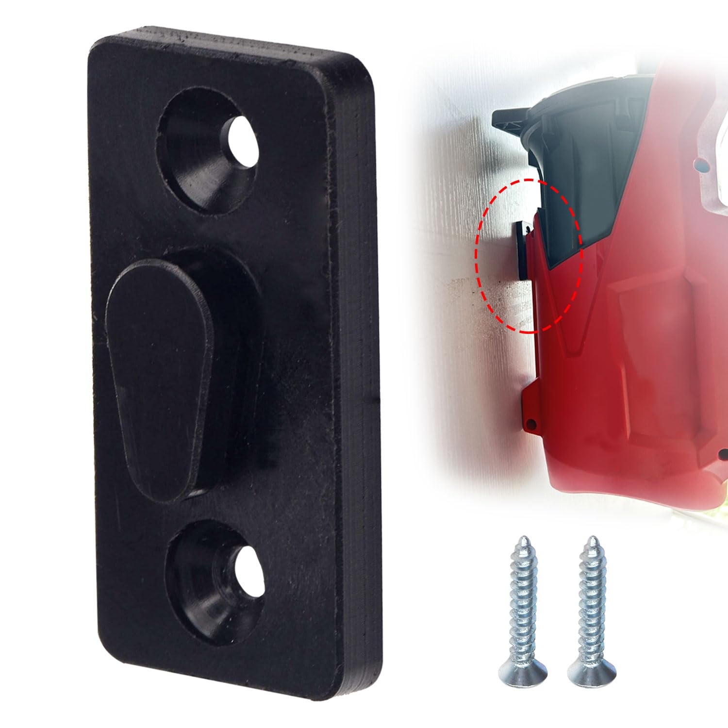 Leaf Blower Wall Mount Compatible with Milwaukee Leaf Blower M18 2724-20 2724-21, Plastic Wall Holder use for Hanging Leaf Blower - Mounting Bracket