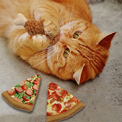 Jumpaws 8 Assortments Pack Natural Interactive Catnip Cat Toys Multi Food Toy Value Set, Accessories for Indoor Cat