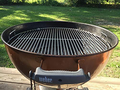Noa Store 22 Inch Stainless Steel Grill Grate Round Hinged Cooking Grill Grate Used as Replacement Grill Grate, Fire Cooking Grate and BBQ Grill Grates Replacement
