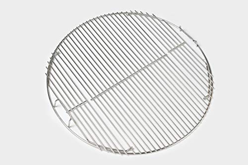 Noa Store 22 Inch Stainless Steel Grill Grate Round Hinged Cooking Grill Grate Used as Replacement Grill Grate, Fire Cooking Grate and BBQ Grill Grates Replacement