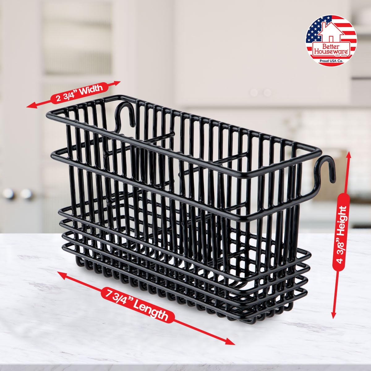 Better Houseware 1431/E Knife Holder, standard, Black