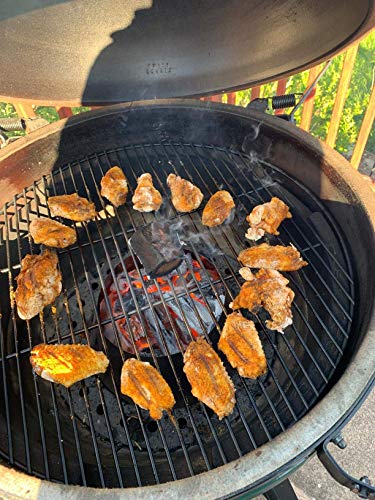 Uniflasy BBQ Whirlpool for Weber Kettle 22, 26.75 Inches WSM Weber Smokey Mountain Charcoal Briquet Holders, Big Green Egg, Medium Kamado, BBQ Cone, BBQ Kettle Charcoal Grill Accessories