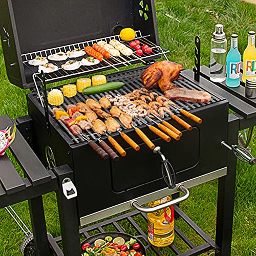 Lineslife 17.3" Cooking Grill Grate for Weber Genesis, Stainless Steel Gas Grill Grid Replacement for Outdoor, Camping, BBQ, 2PC