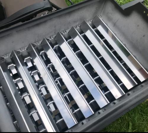 Cmanzhi S7E38 (13-Pack) 7E06 Stainless Steel Flavorizer Bars and Burner Replacement for Weber Genesis I - IV, Genesis 1000-5000, Genesis Platinum I & II