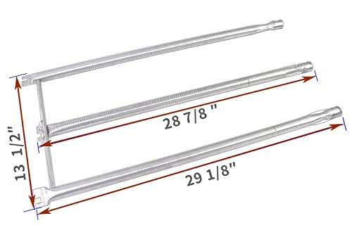 Cmanzhi S7E38 (13-Pack) 7E06 Stainless Steel Flavorizer Bars and Burner Replacement for Weber Genesis I - IV, Genesis 1000-5000, Genesis Platinum I & II