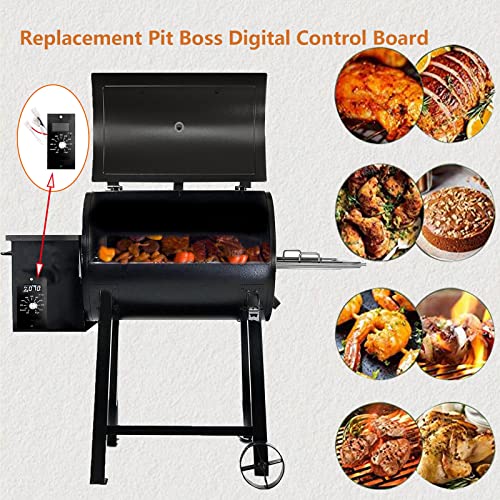Replacement Digital Thermostat Controller Board for Pit Boss,Compatible with Pit Boss Wood Pellet Grills, Replace for PB700, 340, 440, 820, BBQ Temperature Controller,with W/LCD Display
